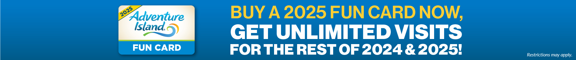 Fun Card | Adventure Island Tampa Bay